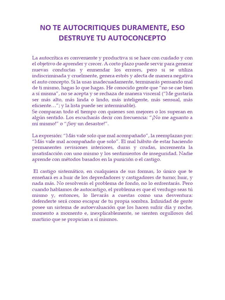 AUTOESTIMA | PDF | Autoestima | Ciencias del comportamiento