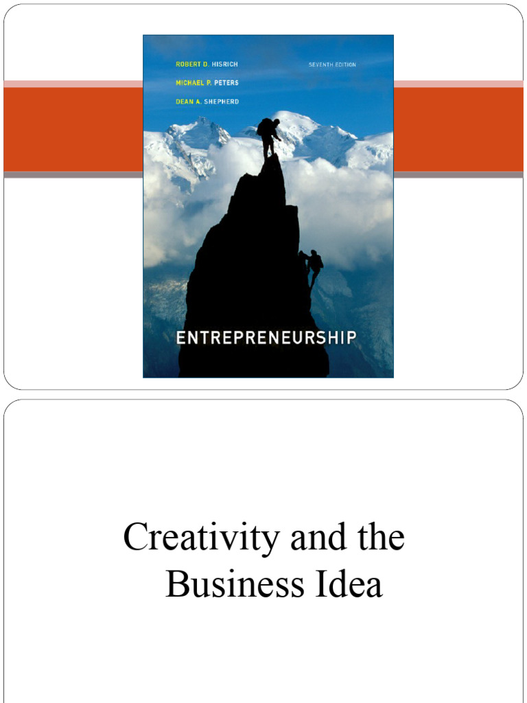 Chapter 5 Creativity And The Business Idea Pdf E Commerce