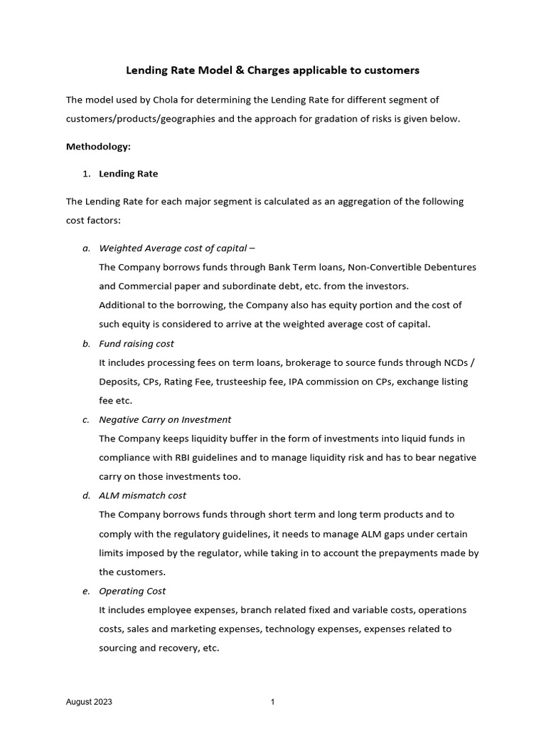 New Interest Rate Policy For New To Bank | PDF | Loans | Interest