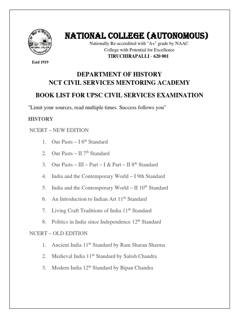 CSMA Book List | PDF