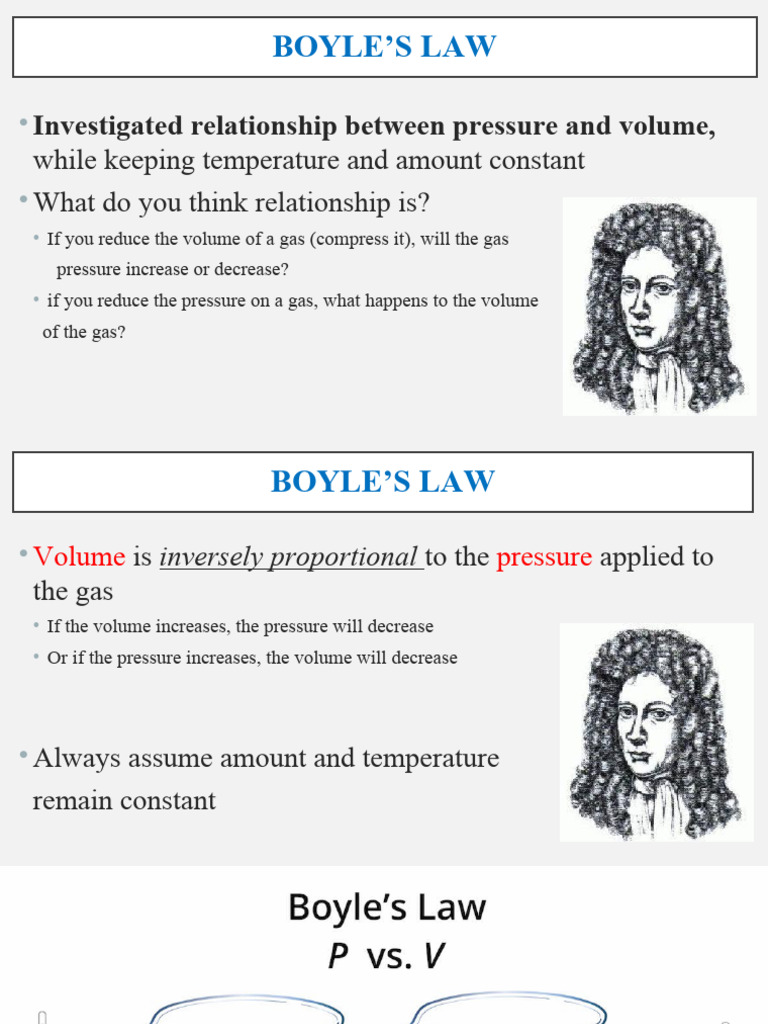 Lesson 27 - Boyles Law 2 | PDF | Gases | Pressure