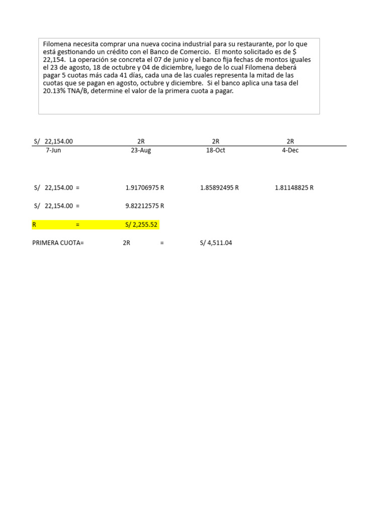 Resolucion PC3 y PC4 | PDF | Finanzas personales | Bancario