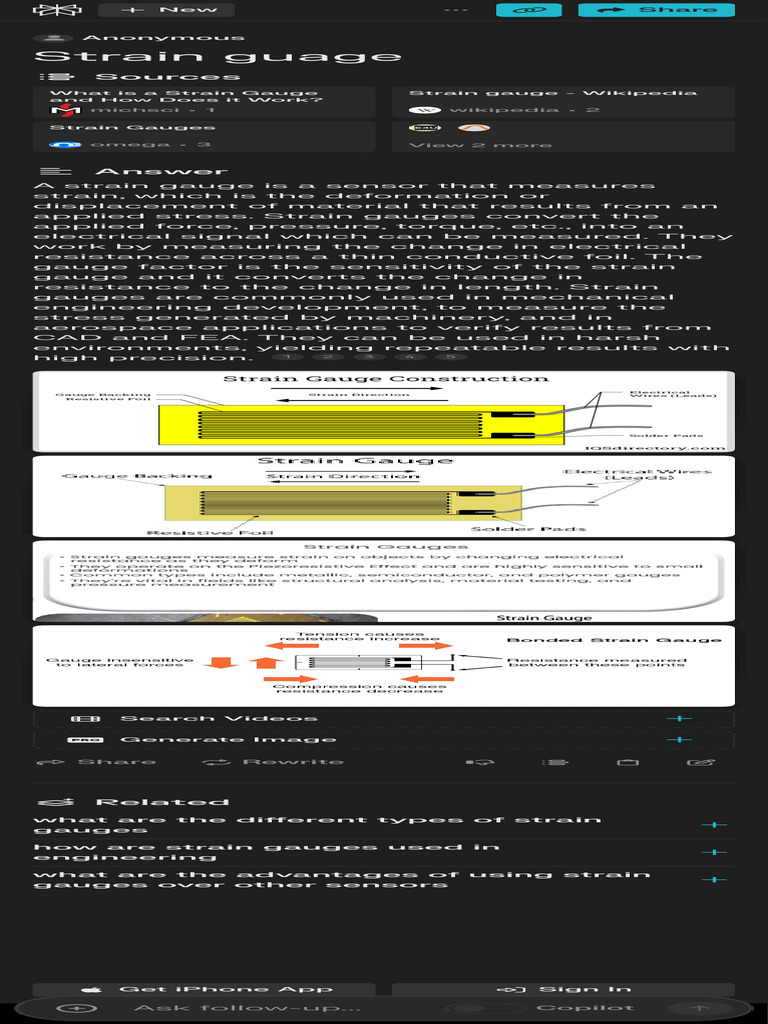 Strain Guage | PDF | Science & Mathematics | Technology & Engineering