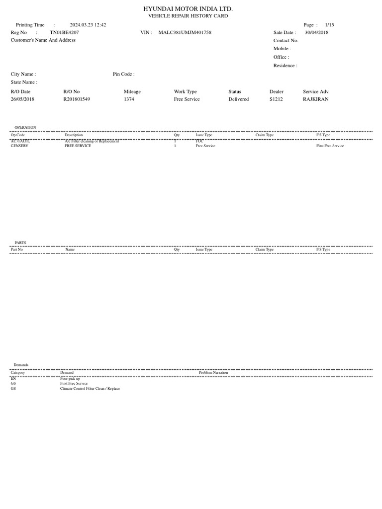 TN01BE4207 | PDF | Wheeled Vehicles | Car