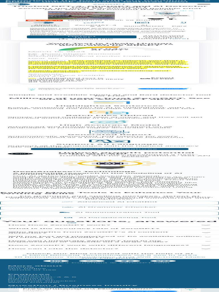 AI Detector - Trusted AI Checker For ChatGPT, GPT | PDF | Artificial ...