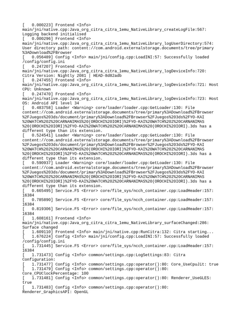 citra_log | PDF | Computing | Computer Architecture