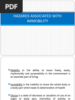 Understanding Immobility: Causes and Management | PDF | Medical ...