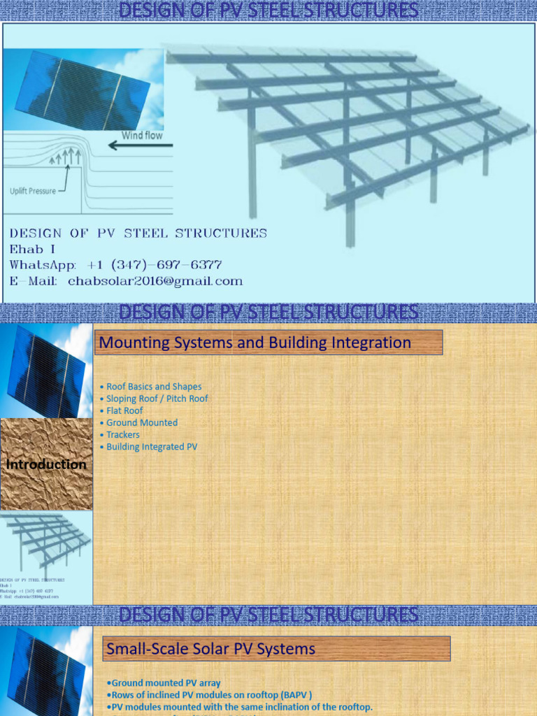 1-Intoduction To PV Structure - ECO | PDF | Galvanization | Rolling ...