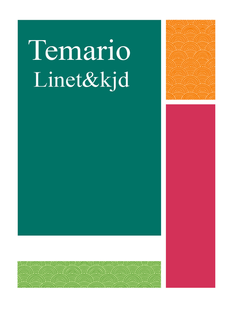 Temario | PDF