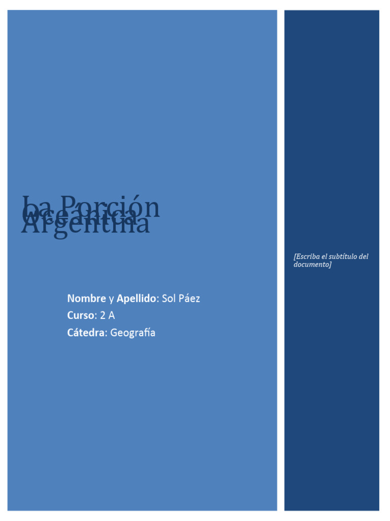 Geografia | PDF | Argentina