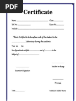 Practical File Index Page Template | PDF | Computers