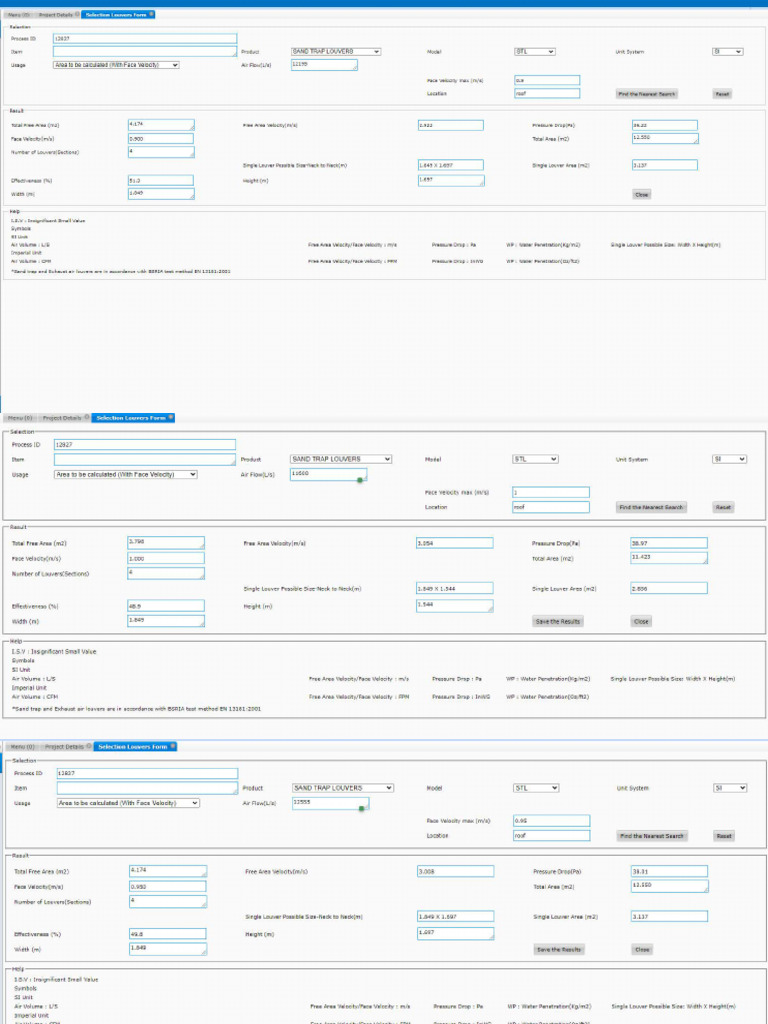Lover Face Velocity Calculation | PDF