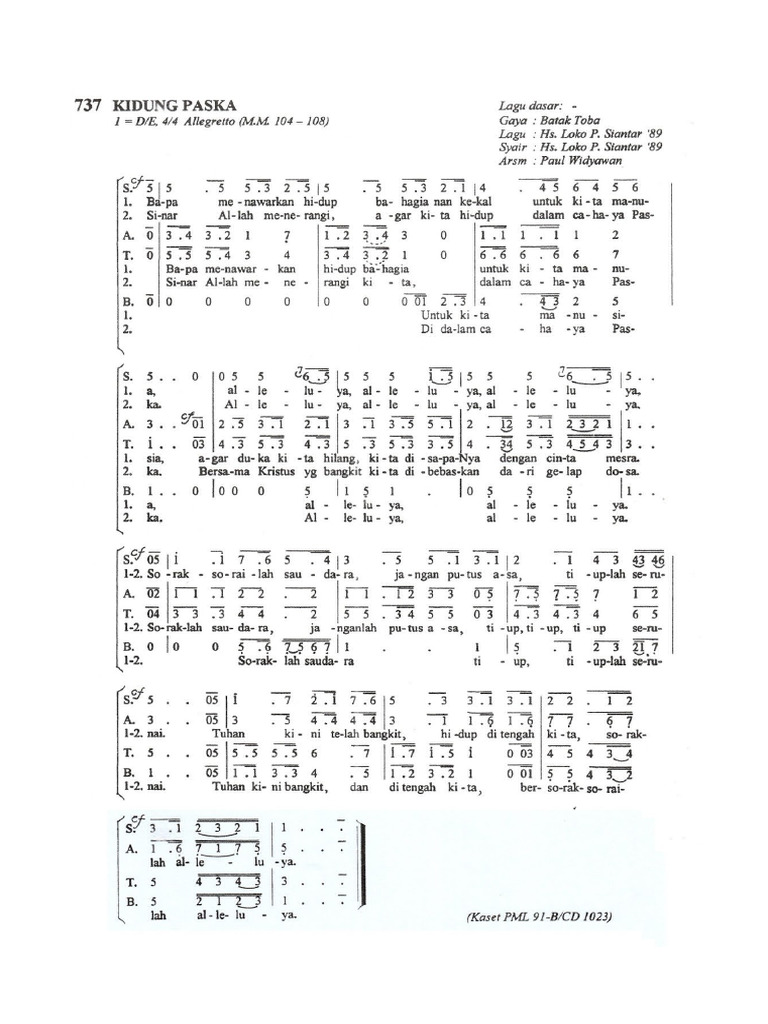 Kidung Paskah | PDF