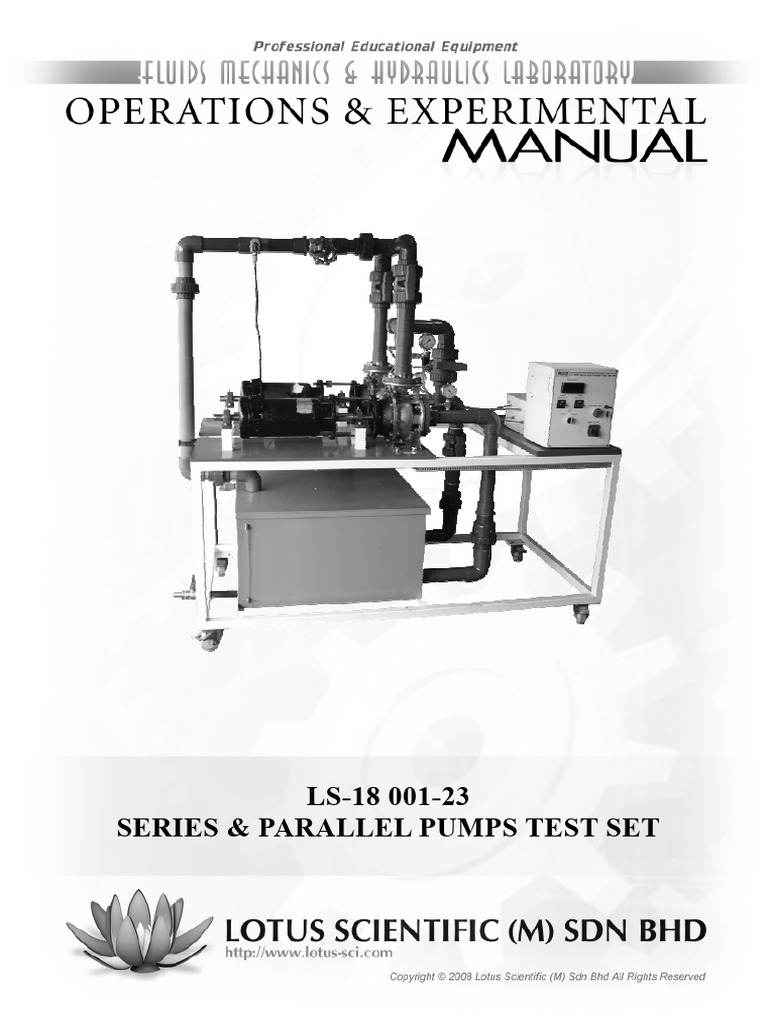 Lab-8-Series & Parallel Pump Test | PDF | Pump | Flow Measurement
