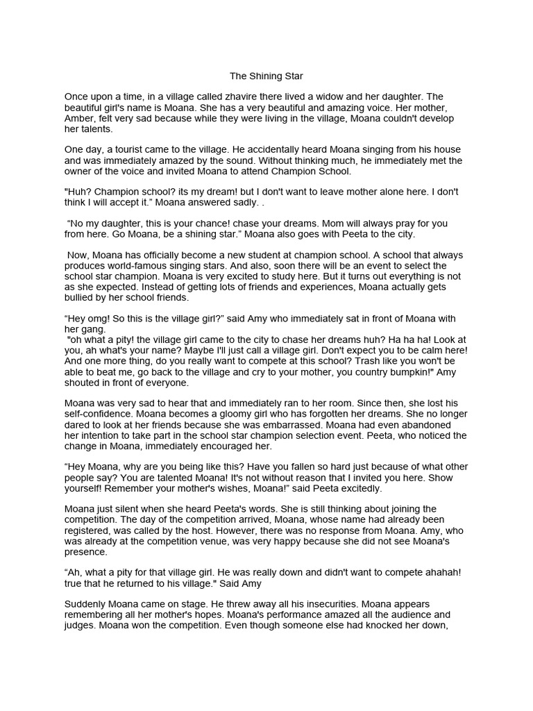 The shining Star | PDF