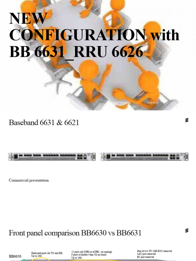 NEW CONFIGURATION FOR BB 6631 and RRU 6626 - Rev.I | PDF | Software ...