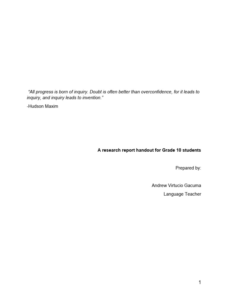 Research Handout | PDF | Quantitative Research | Methodology Research Handout | PDF | Quantitative Research | Methodology