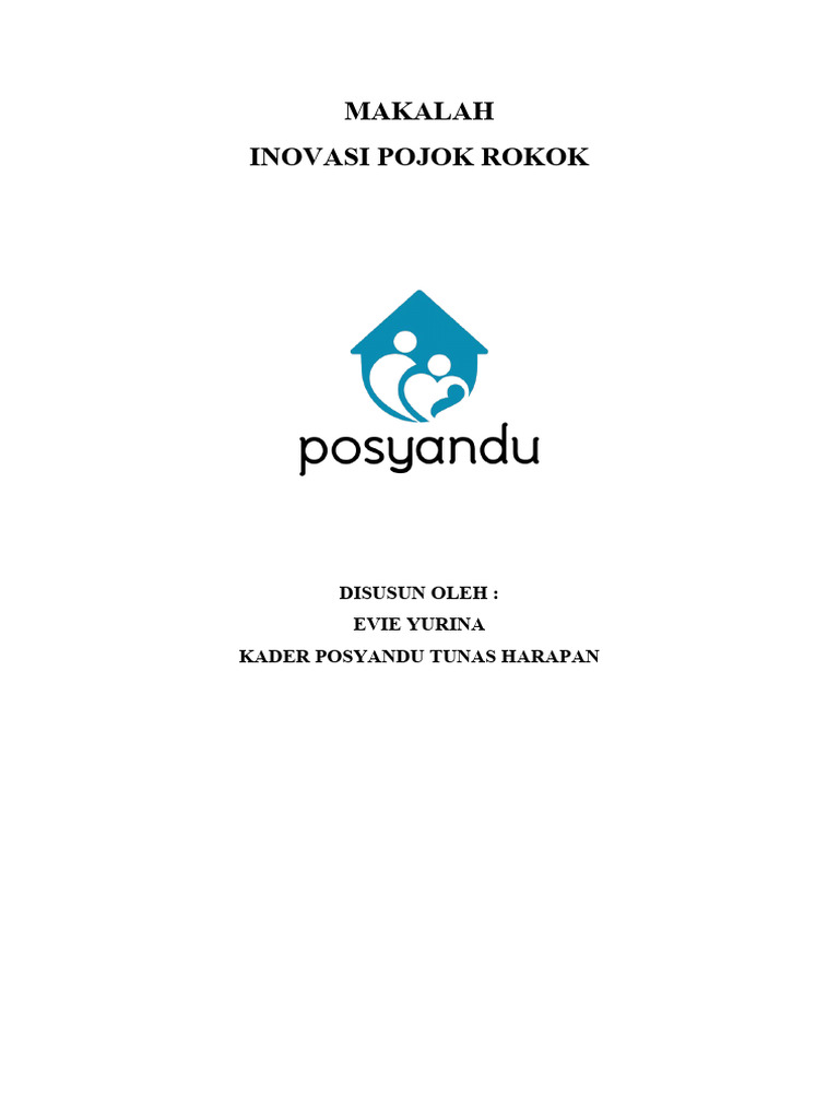 Inovasi Pojok Rokok di Posyandu | PDF | Pengembangan Diri | Kesehatan ...