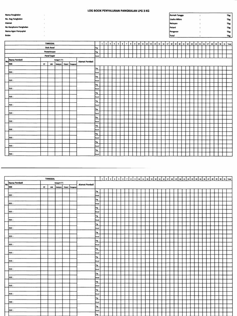Master Logbook 2024 | PDF