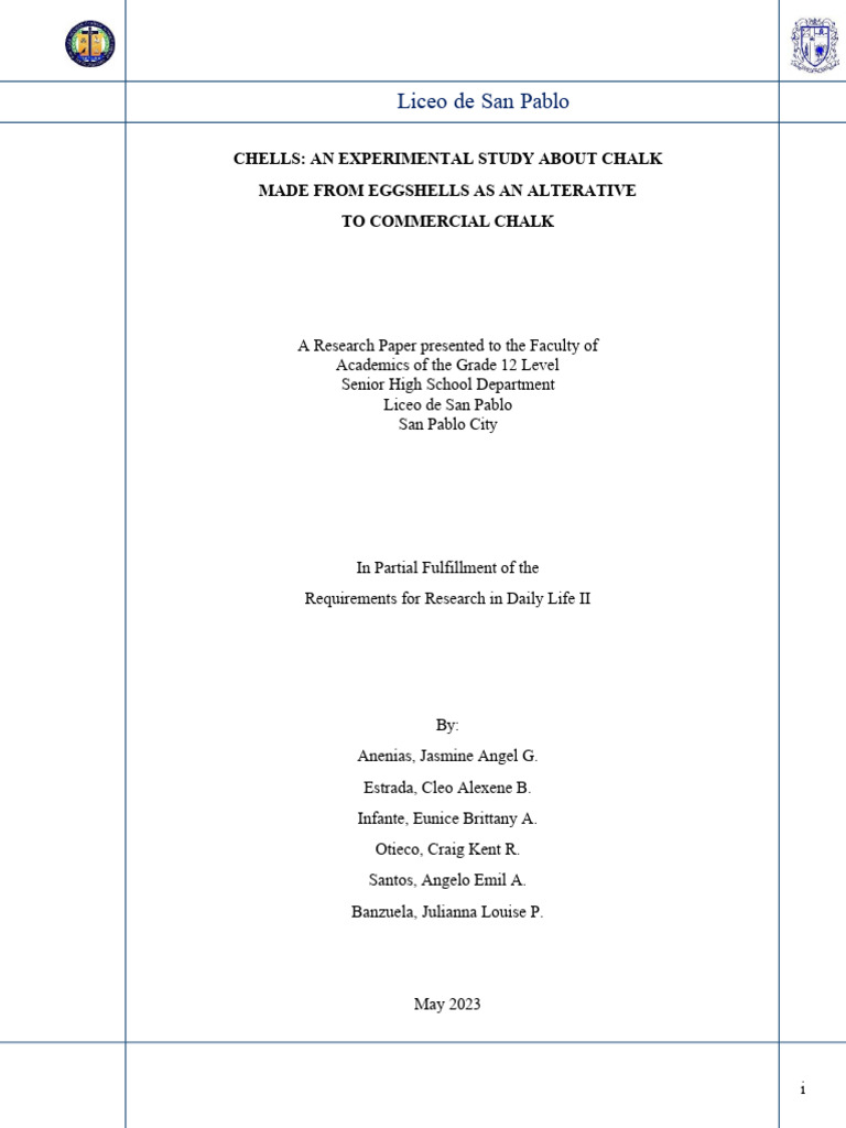 BIOCHALK PT2 - For Final Revisions - Version 2 INTERPRETATION | PDF | P ...