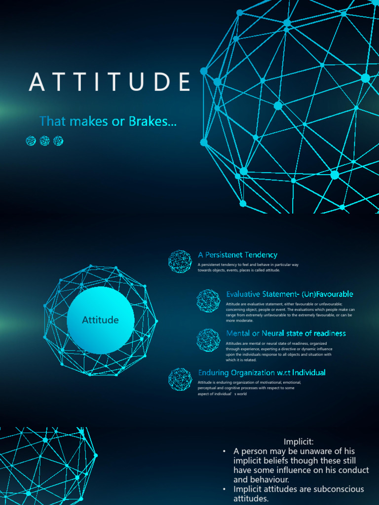 Attitude | PDF | Attitude (Psychology) | Behavior