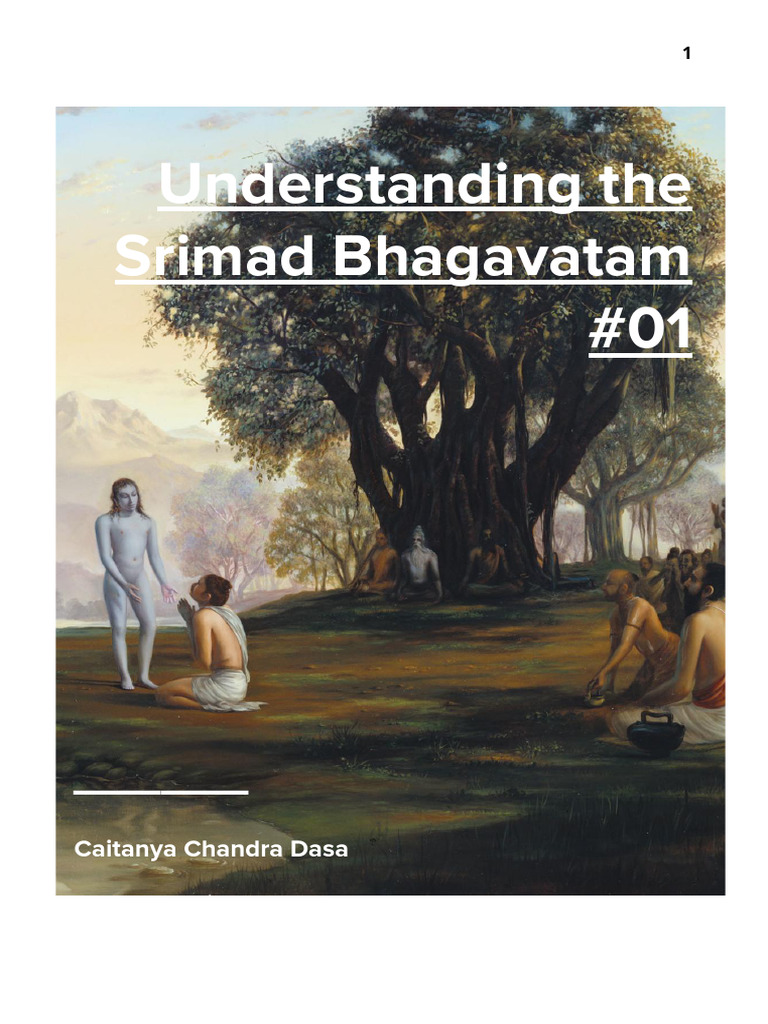 Understanding The Srimad Bhagavatam 01 | PDF | Bhagavata Purana | Vedanta