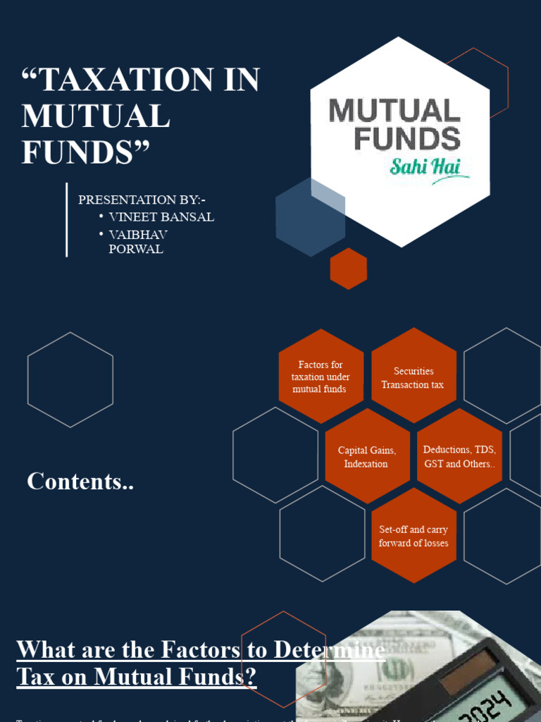 Taxation Factors in Mutual Funds | PDF | Investment Fund | Capital ...