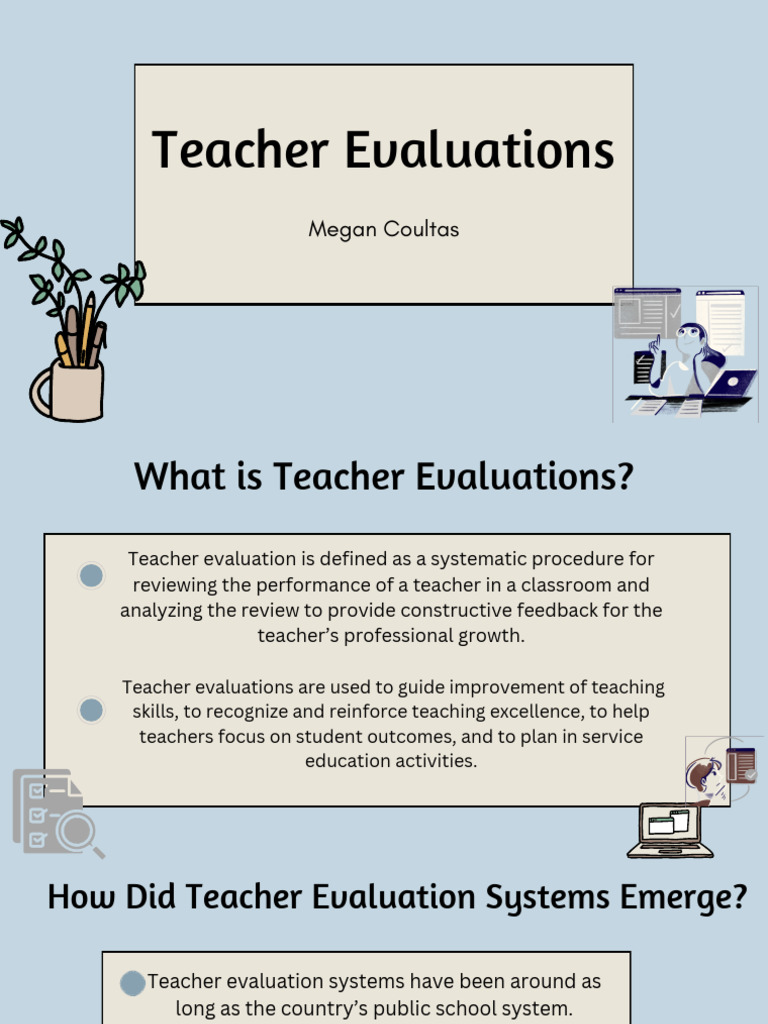 Teacher Evaluations | PDF | Teachers | Evaluation