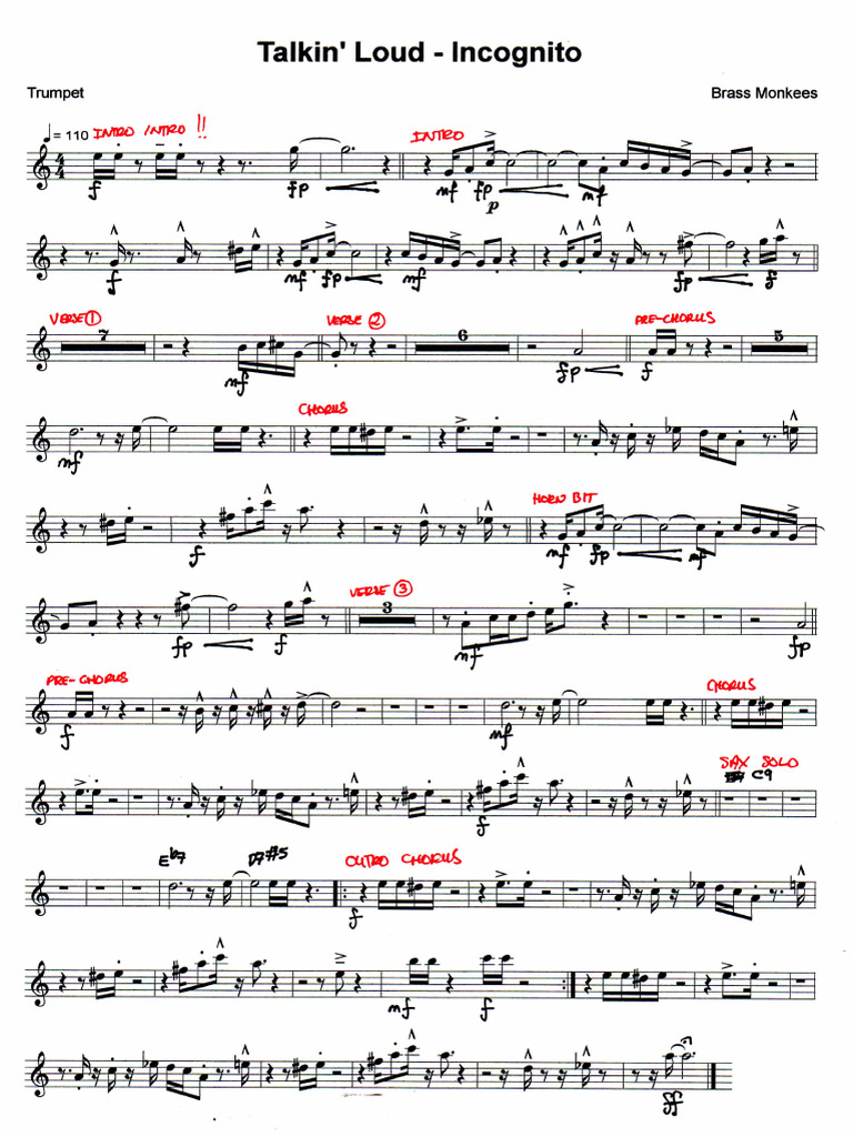 Talkin Loud Trumpet GM v1 | PDF