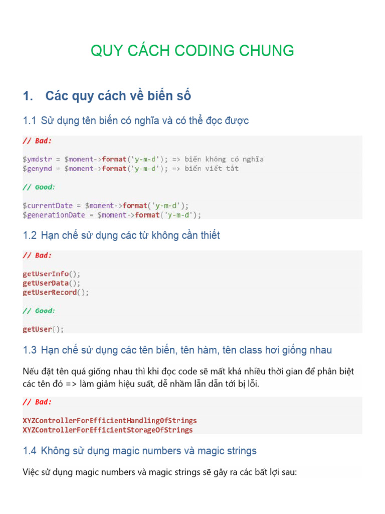 Coding Conventions | PDF