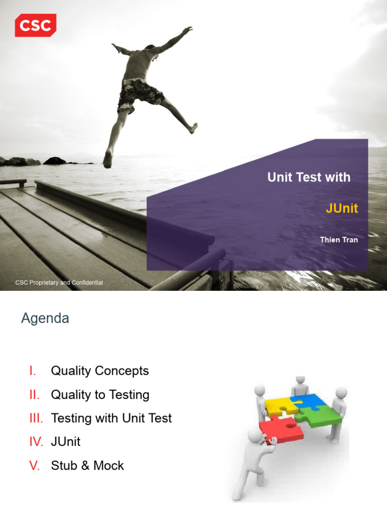 UnitTest With JUnit | PDF | Scrum (Software Development) | Unit Testing