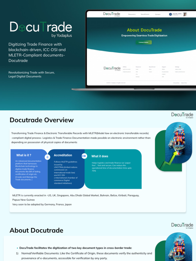 Blockchain Trade Finance Solutions | PDF | Bill Of Lading | Computing