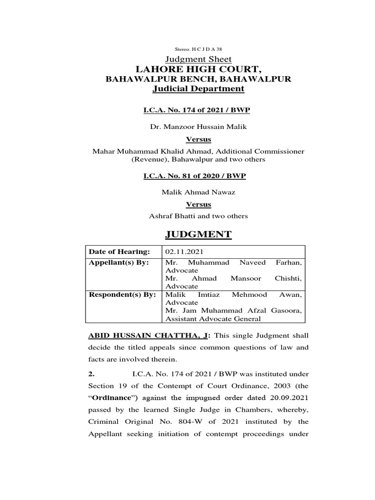 Applicable principles enunciated to determine maintainability of appeal ...