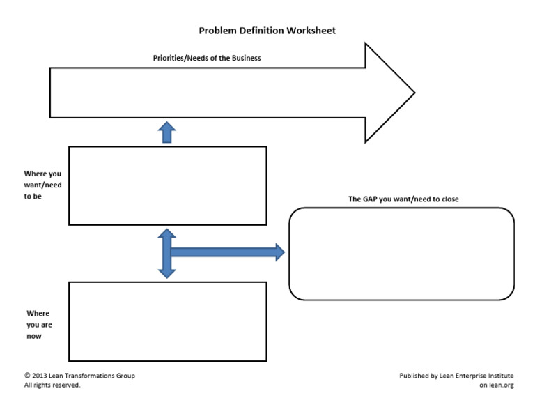 Problem Definition Worksheet | PDF
