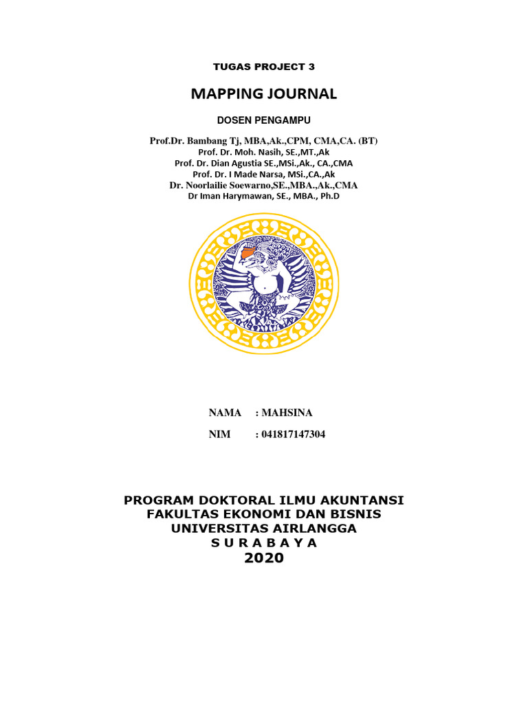 Contoh Mapping Journal 1 | PDF