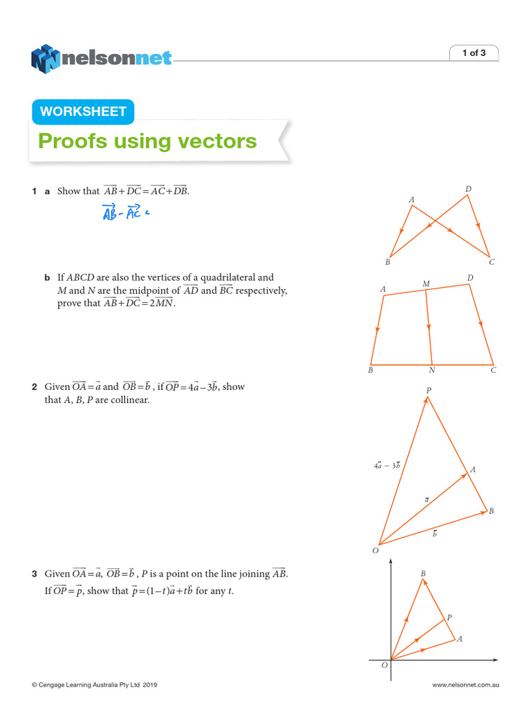 Proofs using vectors | PDF | Convex Geometry | Geometry
