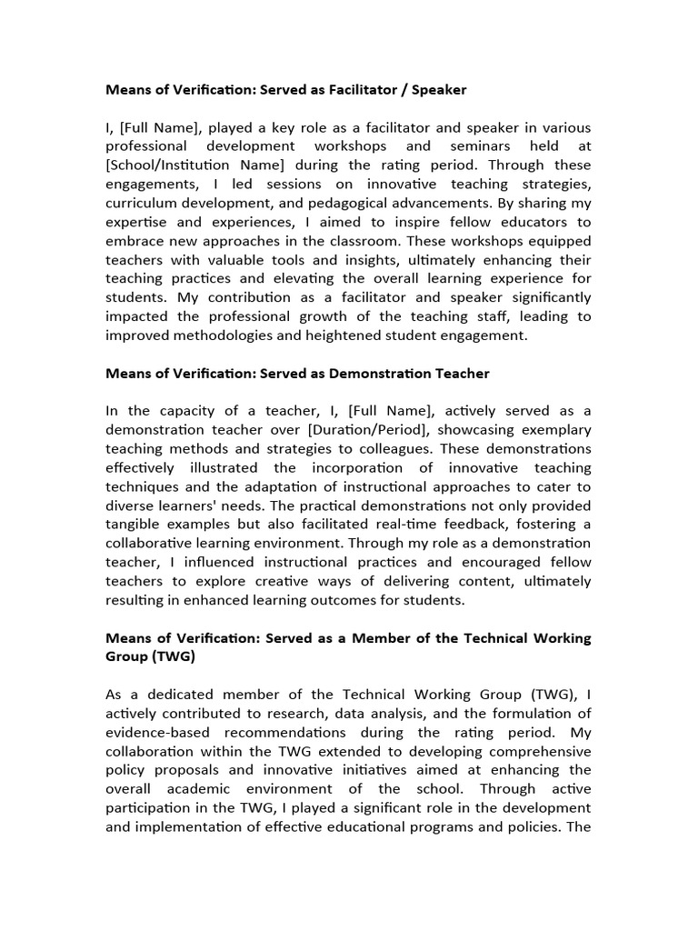 Annotation For Plus Factor HIGHLY PROFICIENT TEACHER | PDF | Mentorship ...