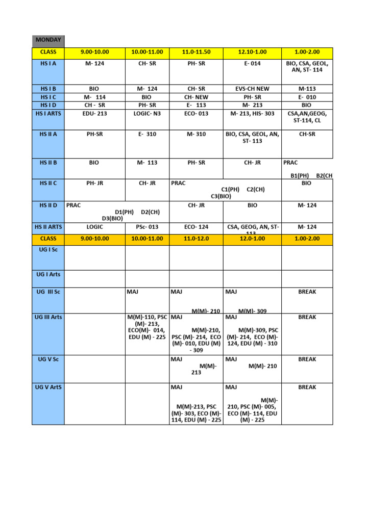 General Routine (All) Aug 23 | PDF