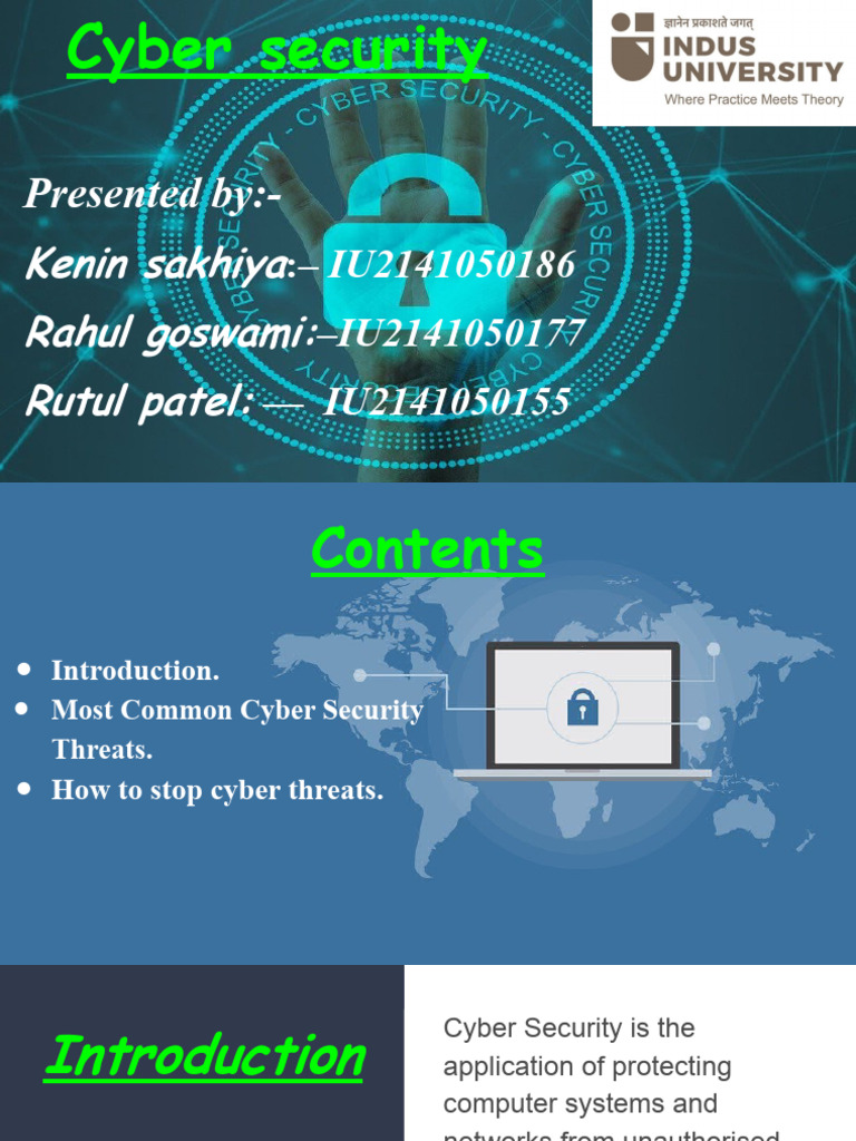 Cyber Security Pdf Security Computer Security
