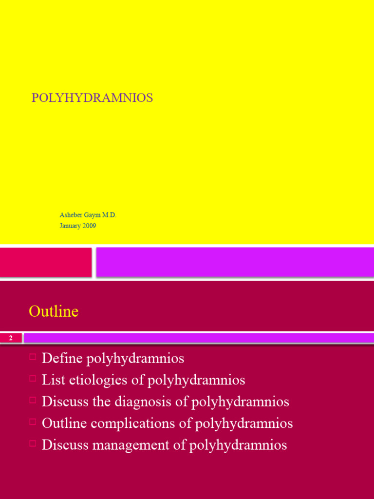 Polyhydramnios | PDF | Childbirth | Fetus