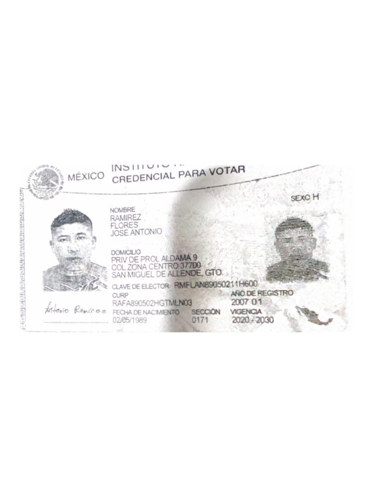 Credencial para Votar | PDF