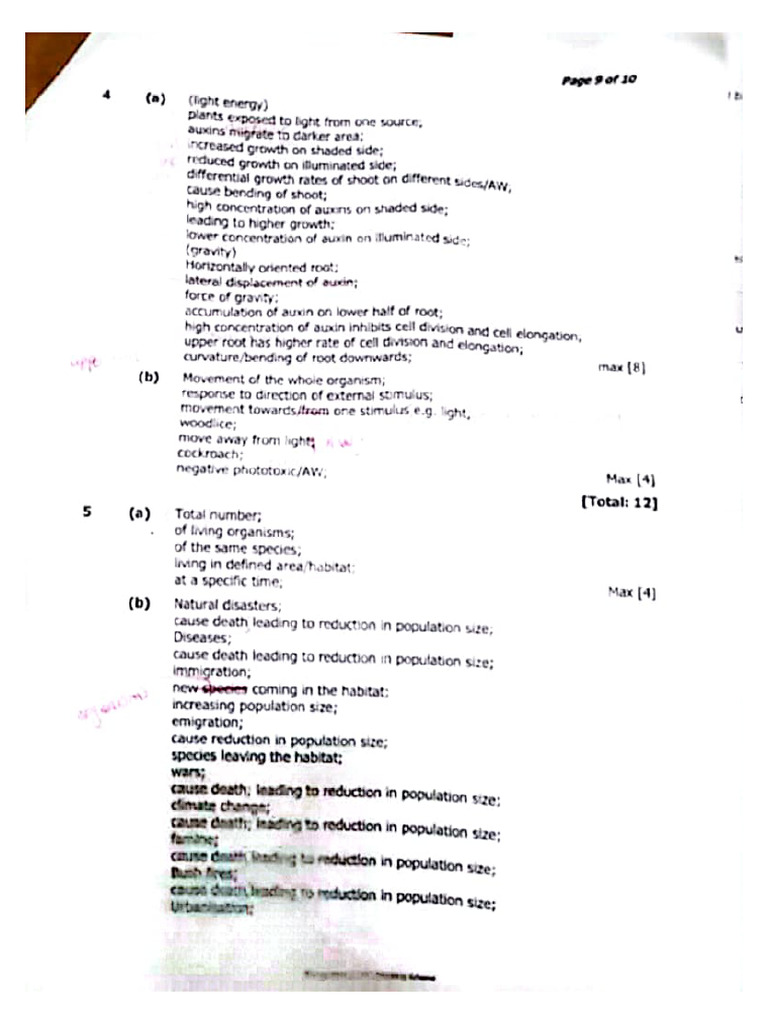 Biology 5090 GCE P2 2023 M.K | PDF