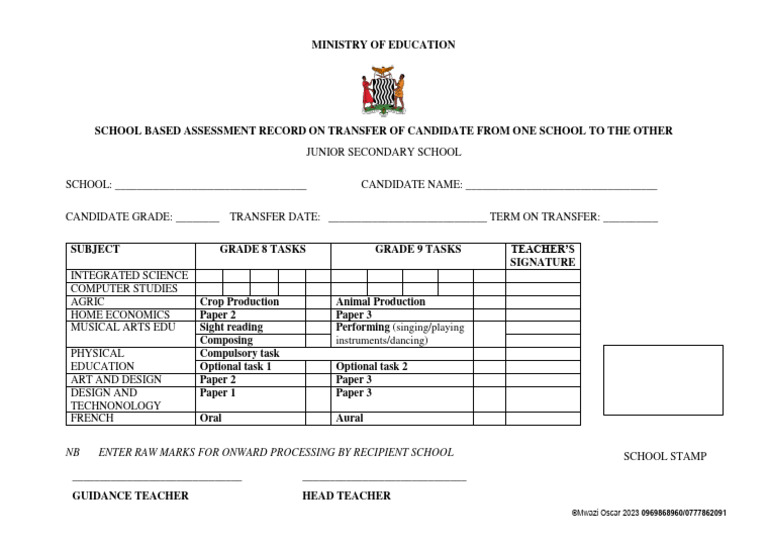 JUNIOR SBA TEMPLATE Final | PDF