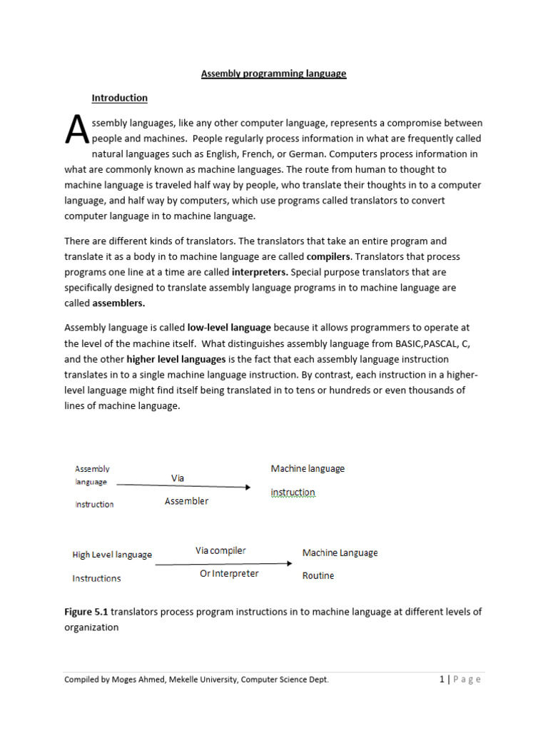 Coa Unit 3 | PDF | Assembly Language | Programming