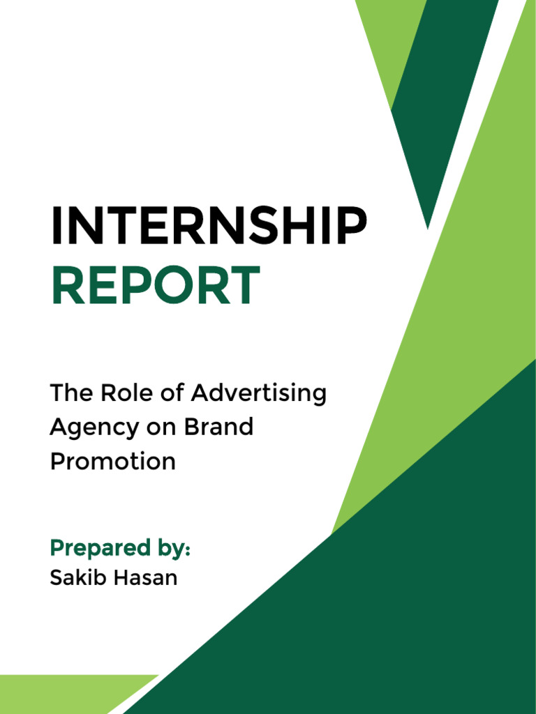 Advertising Agency Internship Report | PDF | Advertising | Brand