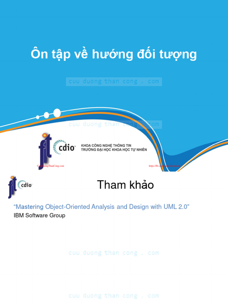 Phan-Tich-Va-Thiet-Ke-Phan-Mem - Ch1b.on-Tap-Oop - (Cuuduongthancong - Com) | PDF