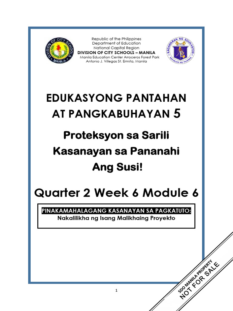 TLE-HE-5 Q2 Mod6 | PDF