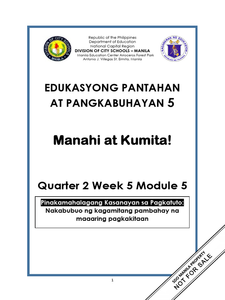 TLE-HE-5 Q2 Mod5 | PDF