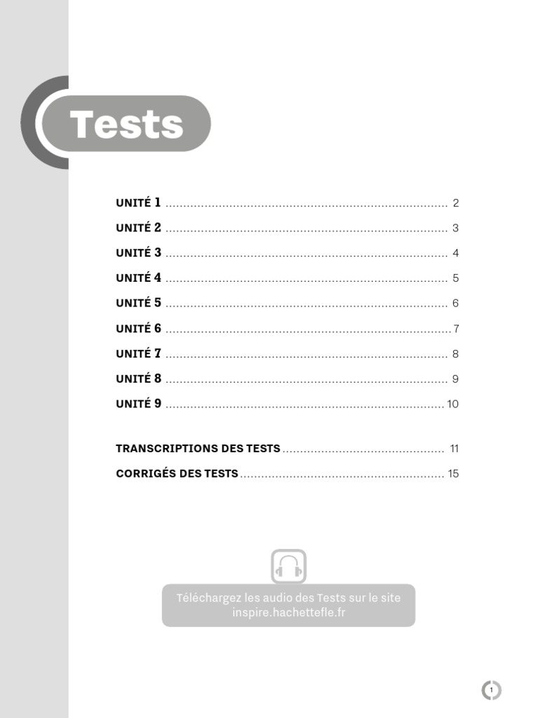 Tests et corrigés d'exercices FLE | PDF | Linguistique