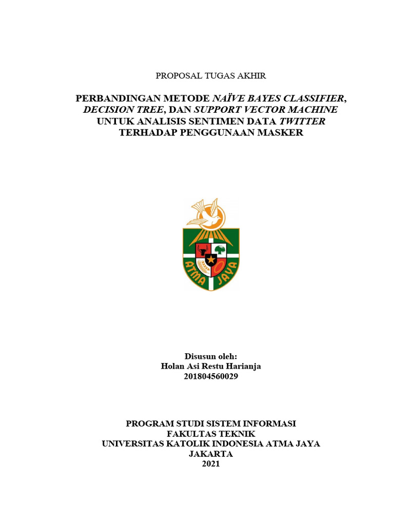 Proposal TA - Holan Rev | PDF